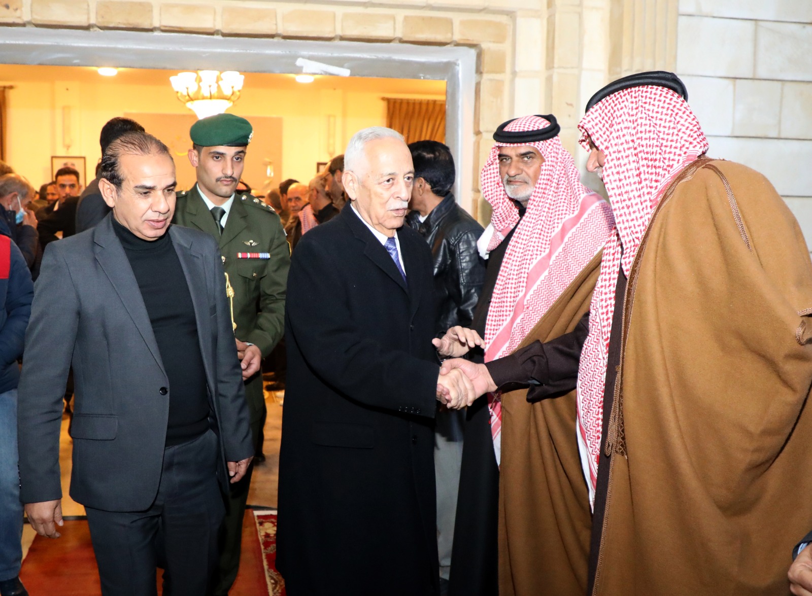 As a representative of the King and the Crown Prince, Al-Issawi offers ...